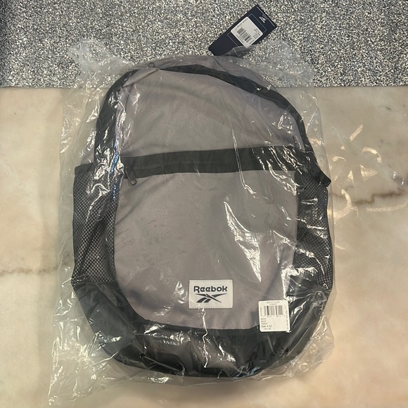 Reebok | Bags | Reebok Black And Gray Bookbag | Poshmark